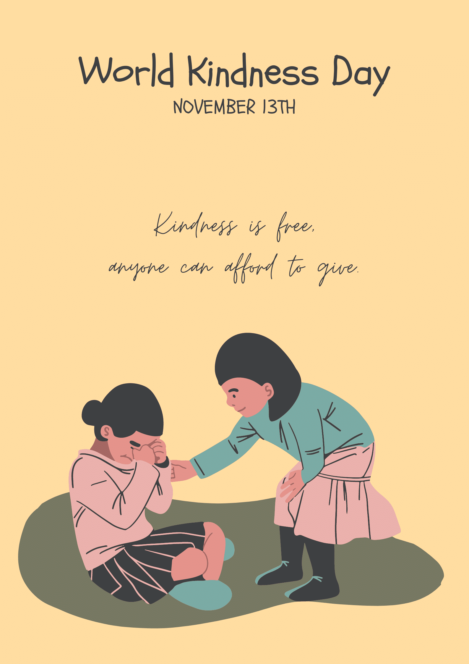 World Kindness Day - Sunday, 13th of November - Safety Matters